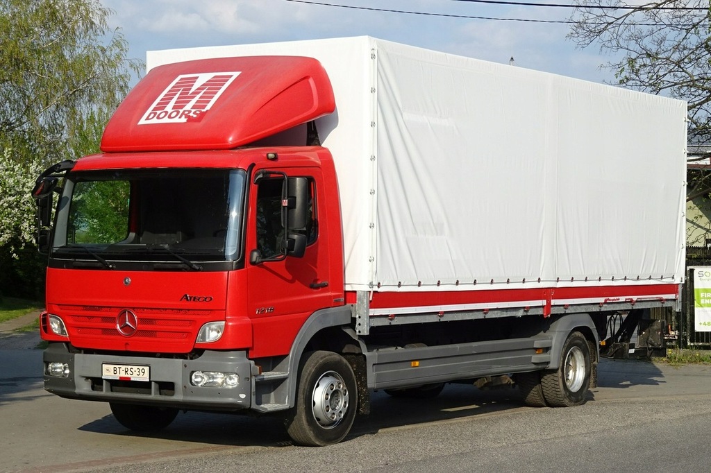 Mercedes Atego 1218 Euro5 firanka z windą klapa - 12135219181 ...