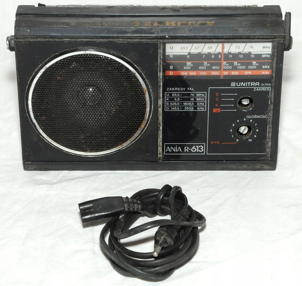 RADIO UNITRA ELTRA ANIA R-613 !!! - 14562432204 - oficjalne archiwum ...