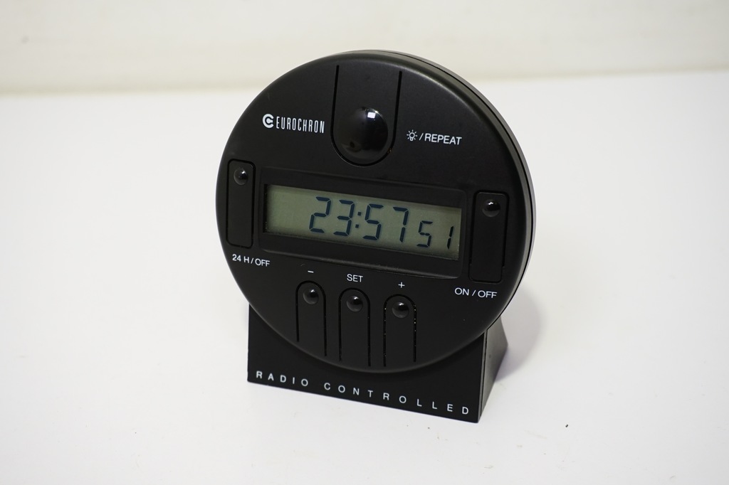 Retro Zegar Budzik Eurochron Radio Controlled - 12063424029 - oficjalne ...