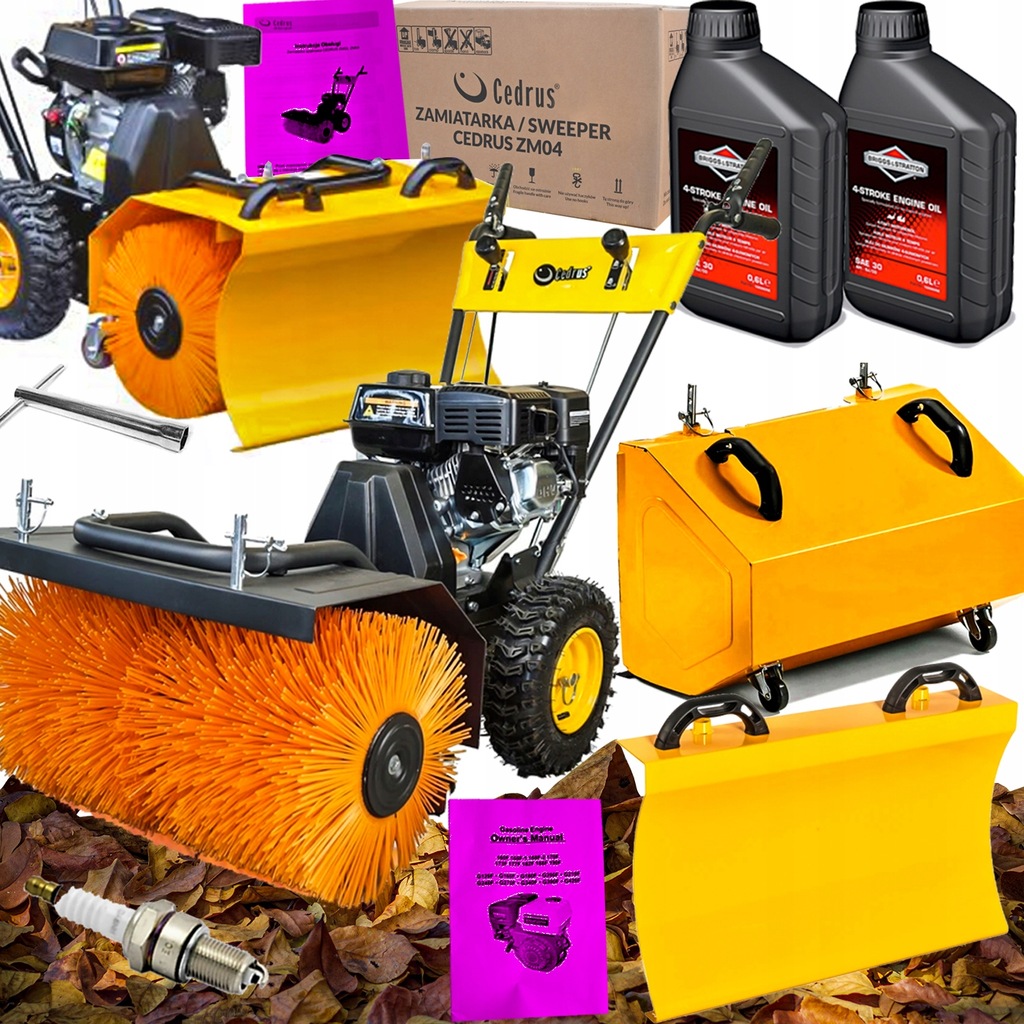 ZAMIATARKA SPALINOWA Cedrus ZM04 80cm KOSZ + PLUG - 12000451081 - oficjalne archiwum Allegro