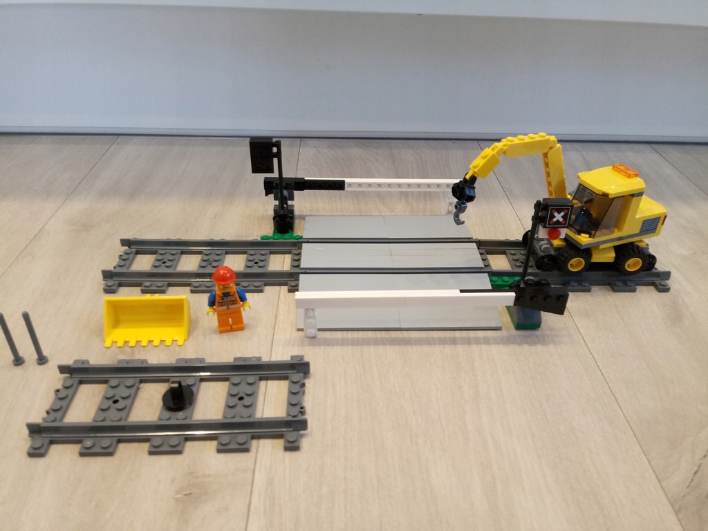 LEGO City 7936 Przejazd kolejowy + Zwrotnica 60238 - 10592466340 ...