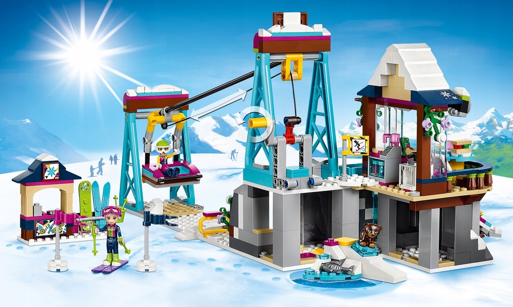 Купить LEGO Friends 41324 Курортный горнолыжный подъемник: отзывы, фото ...