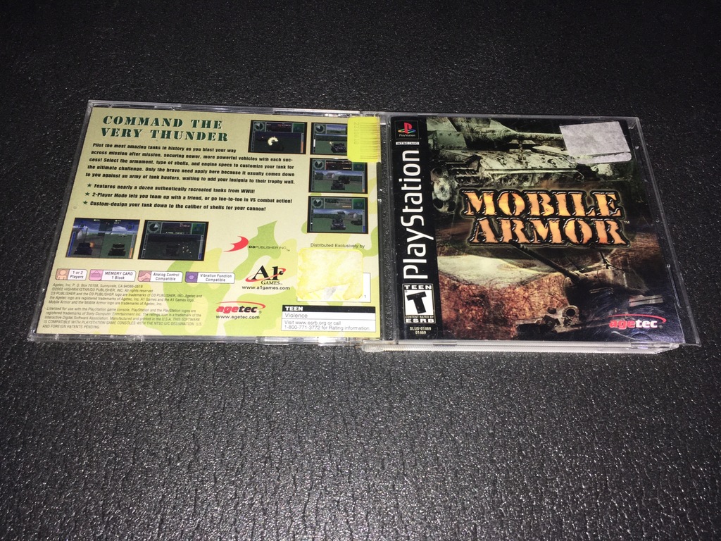 Mobile Armor / PS1 / NTSC-USA - 9530569245 - oficjalne archiwum Allegro
