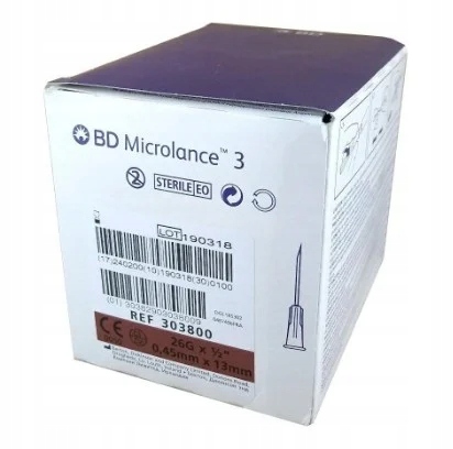 BD Microlance Igły iniekcyjne 26G 0.45x13mm 100szt - 12982671155 ...