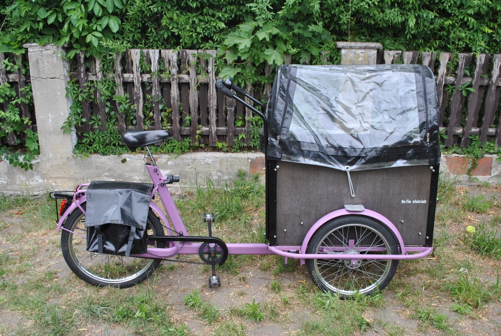 De Fietsfabriek rower towarowy cargo riksza dzieci - 12250865686 ...