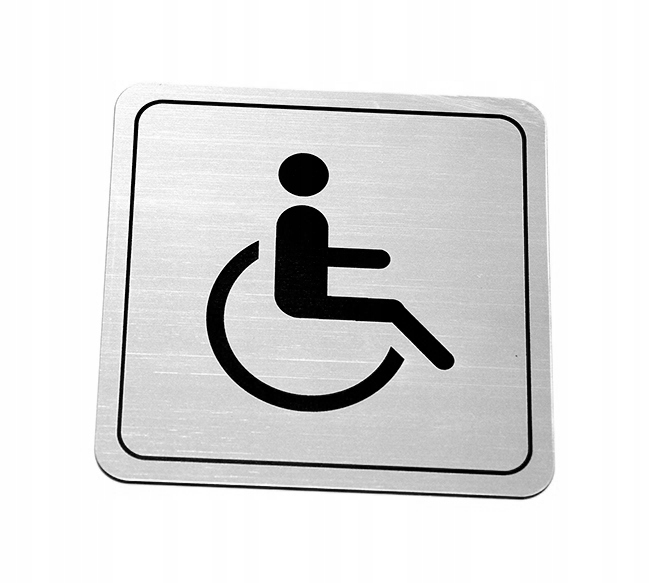 WC, INWALIDA ,TOALETA, Tabliczka - 8910136492 - oficjalne archiwum Allegro