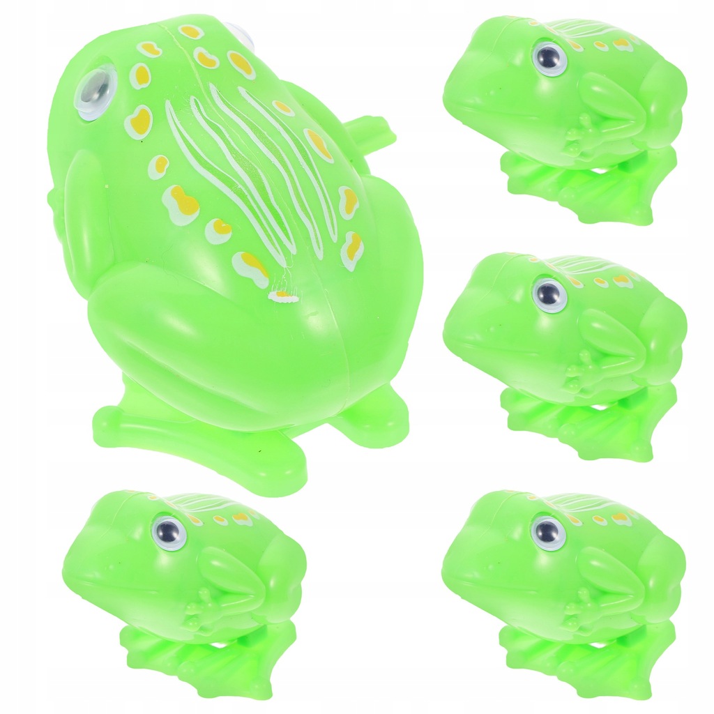 Kids Jumping Frog Clockwork Frog Toy Sports 5 Pcs - 13364391735 ...