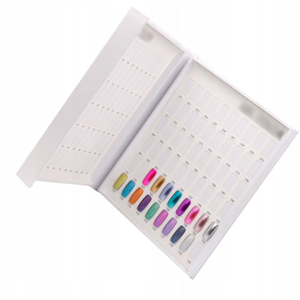 120 Colors Nail Color Chart Display Display Card - 13434022589 ...