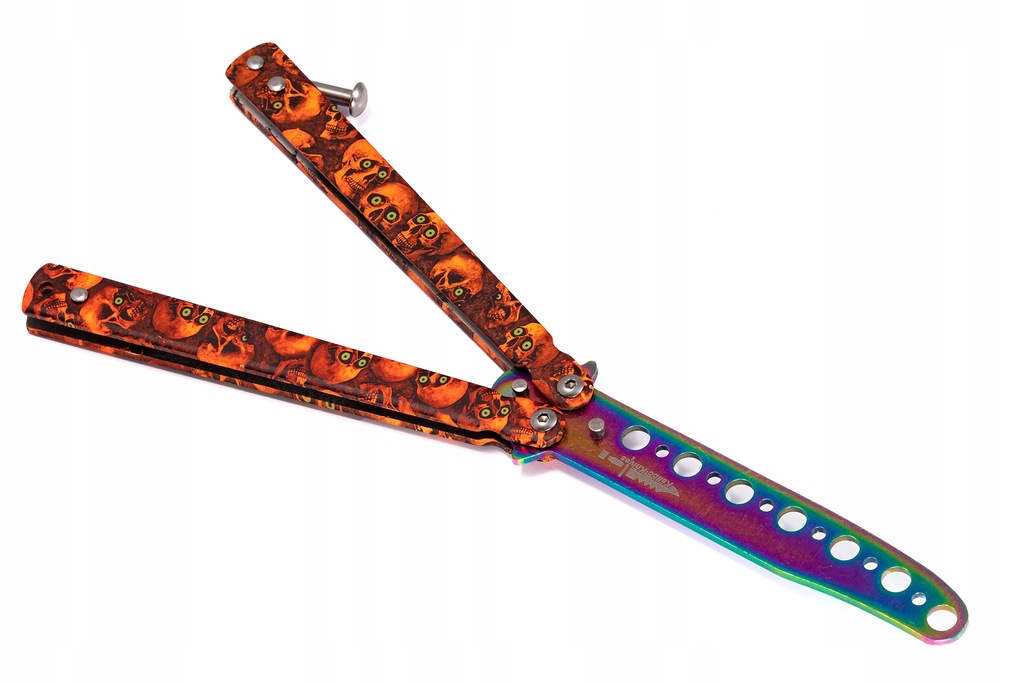 Motylek treningowy, Rainbow Fade red skull CS:GO - 9964553316 ...