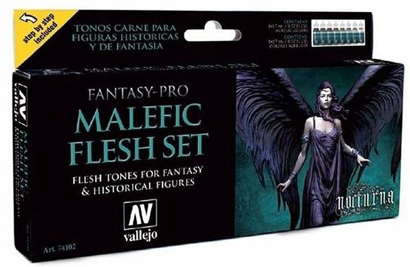 Vallejo 74102 Malefic Flesh Set Fantasy-Pro - 12944691963 - oficjalne ...