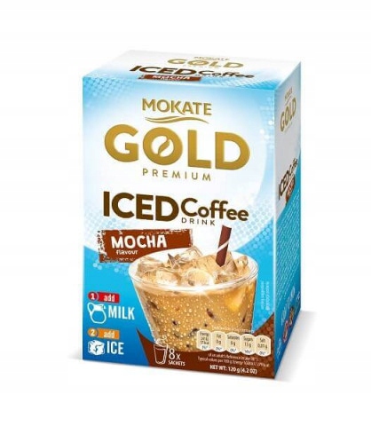 Iced Coffee Mokate Gold o smaku mokka 120 g - 12944439002 - oficjalne archiwum Allegro
