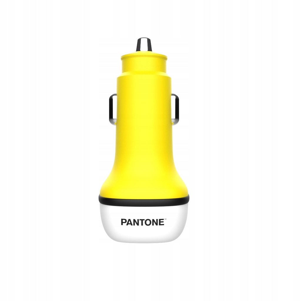 PANTONE ładowarka samochodowa38W PD QC 1xUSB 1x USB-C PT-PDDC05 Yellow ...
