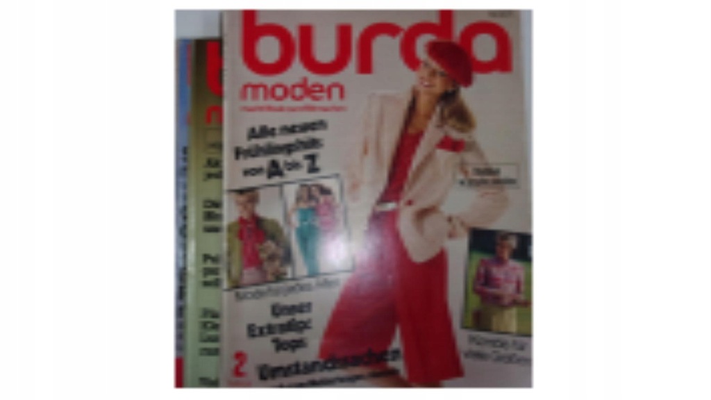 Burda moden nr 2,4,6,8/1981+ wykroje- po niemiecku - 11917171256 - oficjalne archiwum Allegro
