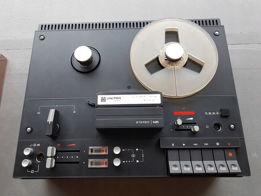 Magnetofon Szpulowy UNITRA ZRK DAMA PIK M 2403 SD - 13056500554 ...