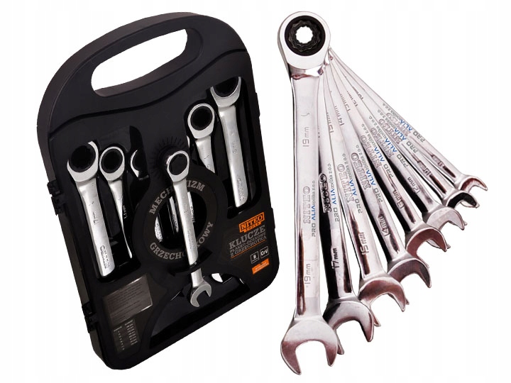 ZESTAW KLUCZY NITEO PŁASKO-OCZKOWE Z GRZECHOTKĄ - 10937539895 - oficjalne archiwum Allegro