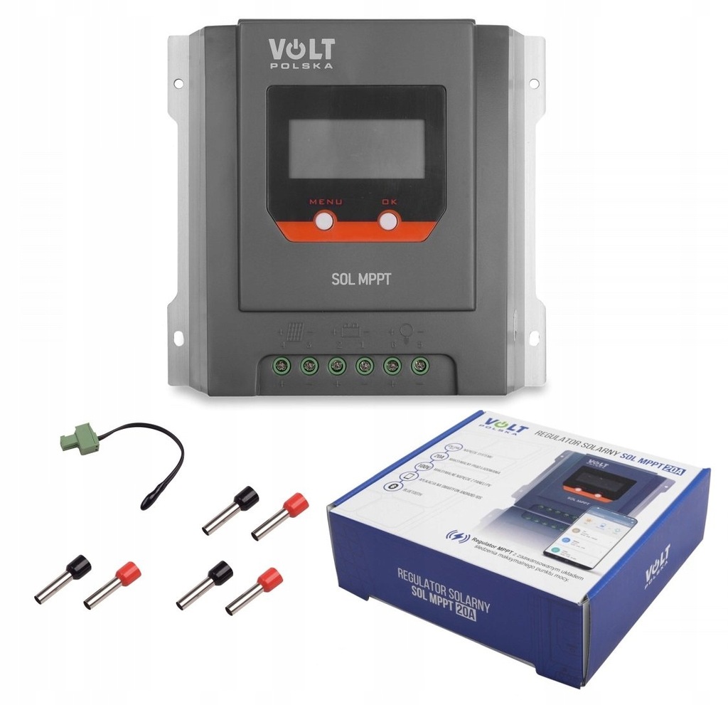 Regulator solarny Volt Polska SOL MPPT 20 A - 14175690037 - oficjalne archiwum Allegro