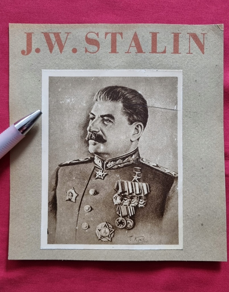 Józef Stalin (1952 r.) - 12760081781 - oficjalne archiwum Allegro