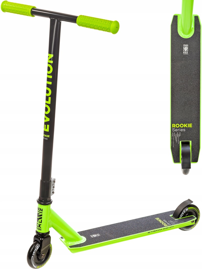 Hulajnoga Wyczynowa RAVEN Evolution Rookie Lime 100mm - 16371976896 ...