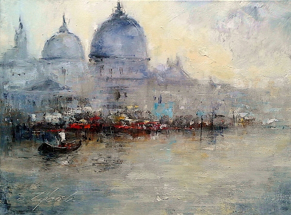 ZAJKOWSKI obrazy art deco obraz olejny WENECJA - 12918894263 ...