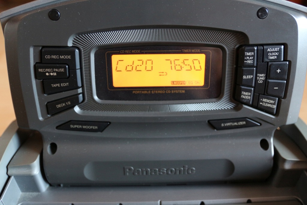 Panasonic RX-ED707 Cobra AUX CD pilot radio - 7820276484 - oficjalne ...