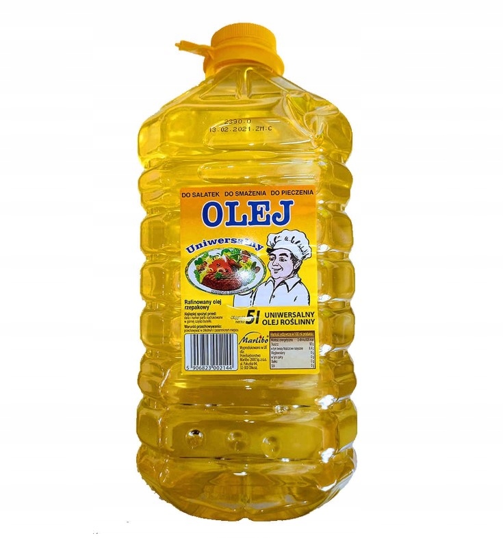 Olej rzepakowy uniwersalny Marlibo 5l - 11758964692 - oficjalne archiwum Allegro