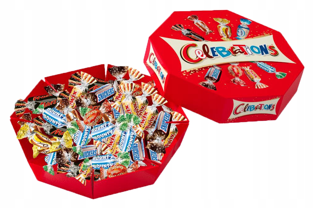 CUKIERKI CELEBRATIONS MIX MINI BATONIKÓW SMAKÓW DE - 11325801476 ...