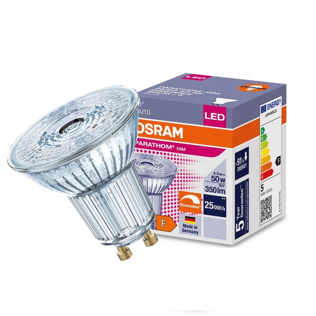 ŻARÓWKA LED GU10 4.5W 3000K DO ŚCIEMNIACZA OSRAM - 11829637538 ... ŻARÓWKA LED GU10 4.5W 3000K DO ŚCIEMNIACZA OSRAM - 11829637538 ...