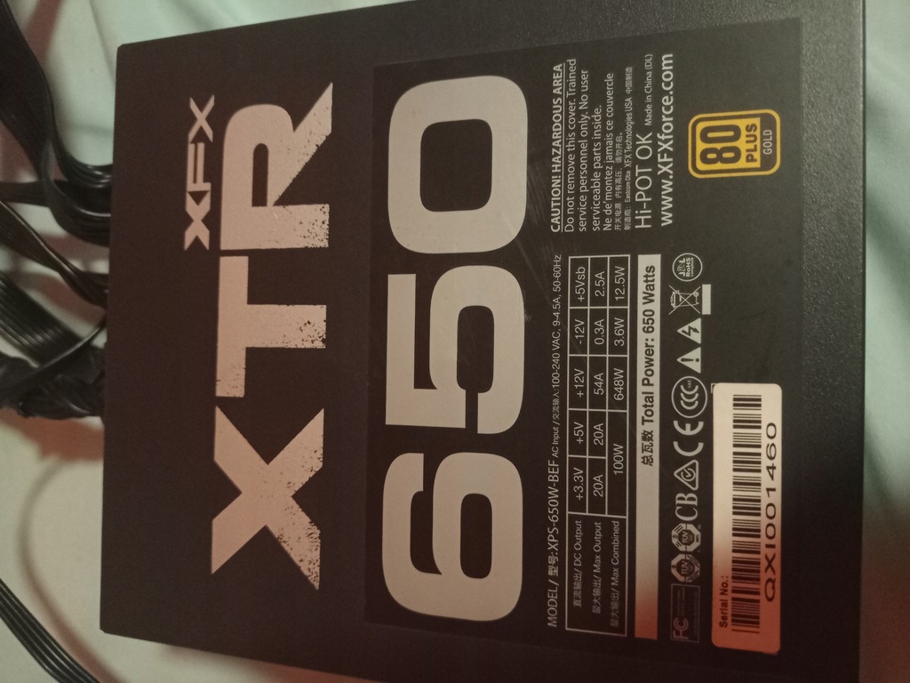 Zasilacz XFX XTR 650W black 80+ gold koparka - 11962376290 - oficjalne ...