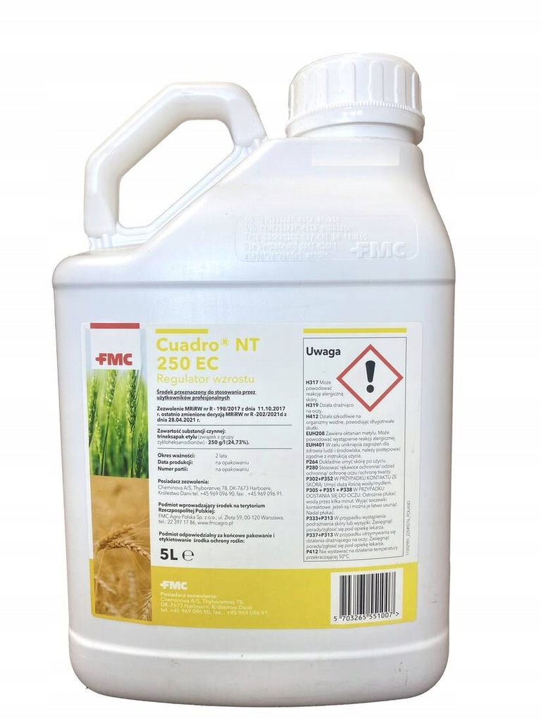 Cuadro NT 250EC 5L FMC regulator wzrostu zbóż - 11759030130 - oficjalne ...