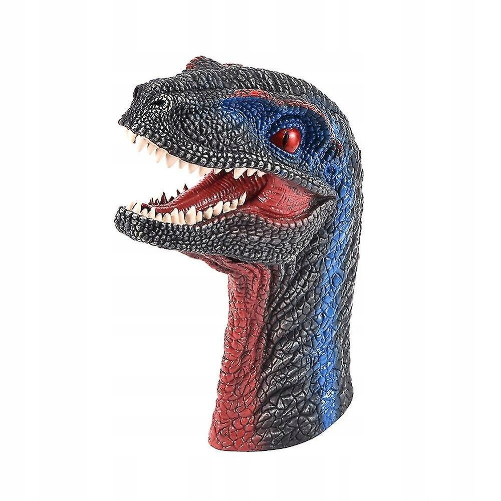 Dinosaur Hand Puppet Rubber Dino Raptor Head Toy - 12455040021 ...