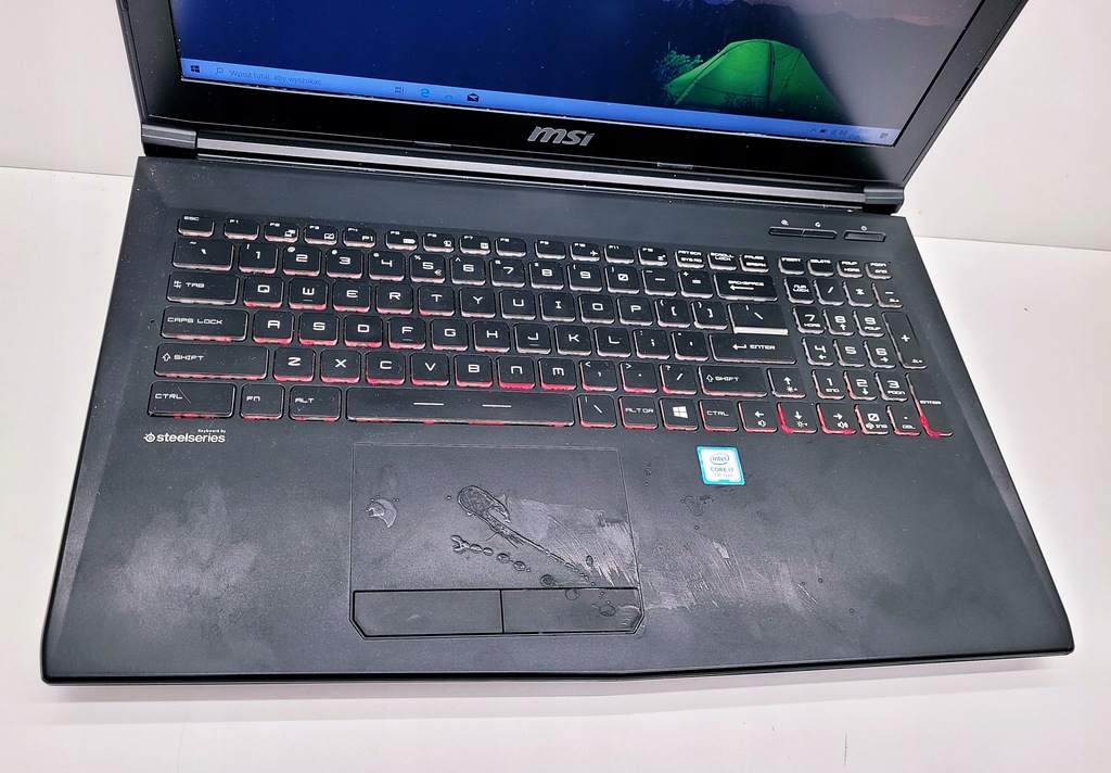 LAPTOP MSI MS-16J9 GTX 1050 / 8 GB / i7 / 120 SSD - 12637944662 - oficjalne archiwum Allegro