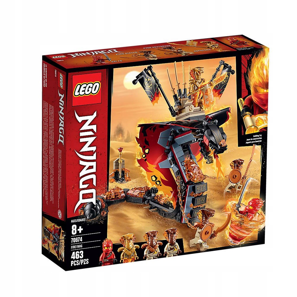 LEGO NINJAGO 70674 OGNISTY KIEŁ - 9698214949 - oficjalne archiwum Allegro