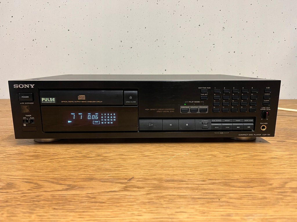 Odtwarzacz CD SONY CDP-791Compact Disc Player - 15168410206 - oficjalne ...