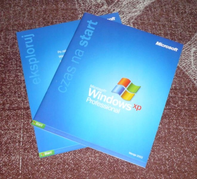 ORYGINALNY Windows XP Professional SP2 BOX POLSKI - 9247779505 ...