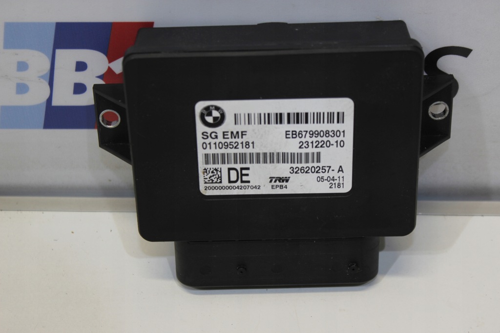 BMW F10 F11 MODUŁ STEROWNIK HAMULCA RĘCZNEGO EMF - 12451223602 ...