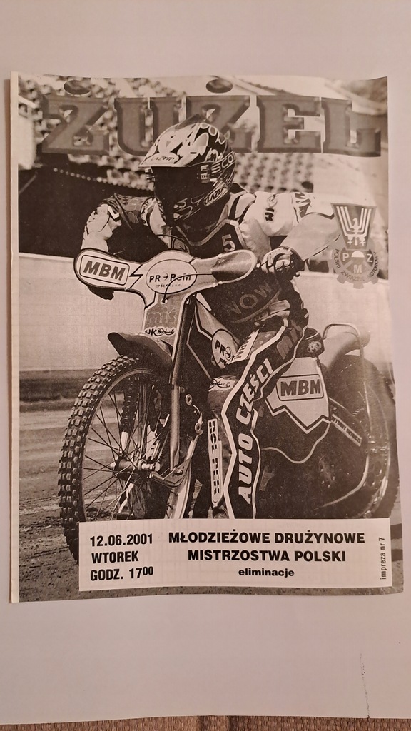 MŁODZIEŻOWE DMP 12-06-2001 UNIA TARNÓW PROGRAM ŻUŻLOWY - 14948170452 ...