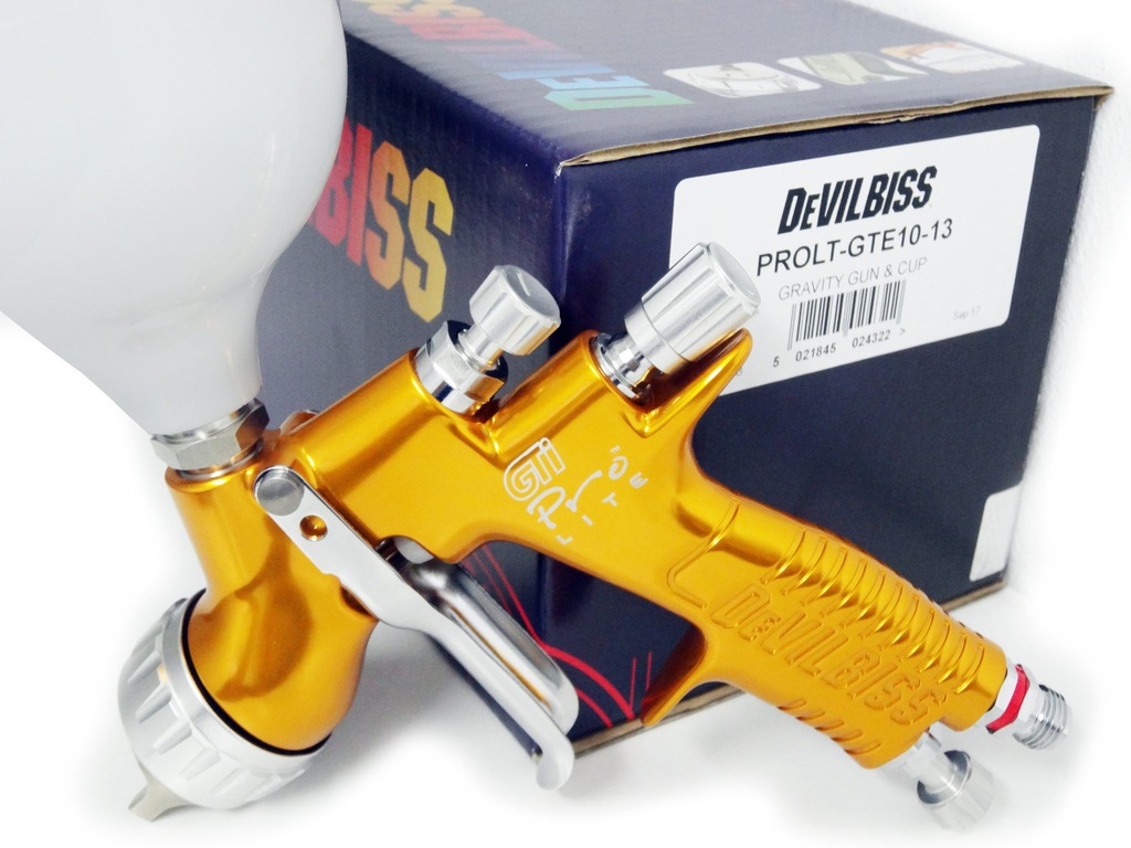 pistolet DEVILBISS GTI PRO LITE TE10-13 + ZESTAW - 6125813430 ...
