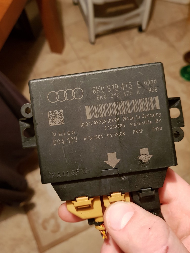 Sterownik PDC 8k0919475E Audi A4 B8 A5 Q5 kostki - 7976993915 - oficjalne archiwum Allegro