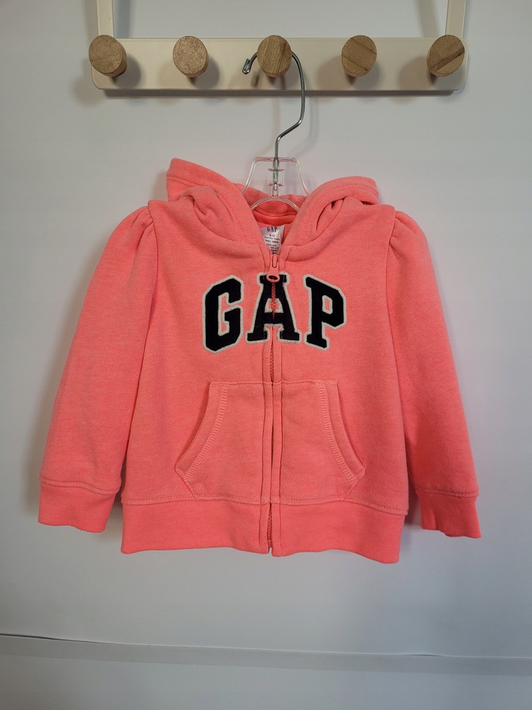 GAP różowa rozpinana bluza dziewczęca 6-12m/ 70 cm - 11363740418 - oficjalne archiwum Allegro