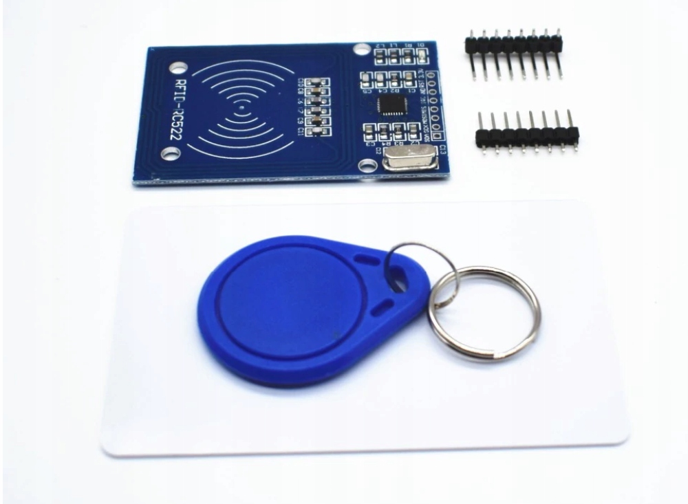 Moduł czytnik RFID RC522 + karta + brelok ARDUINO - 8284174816 ...