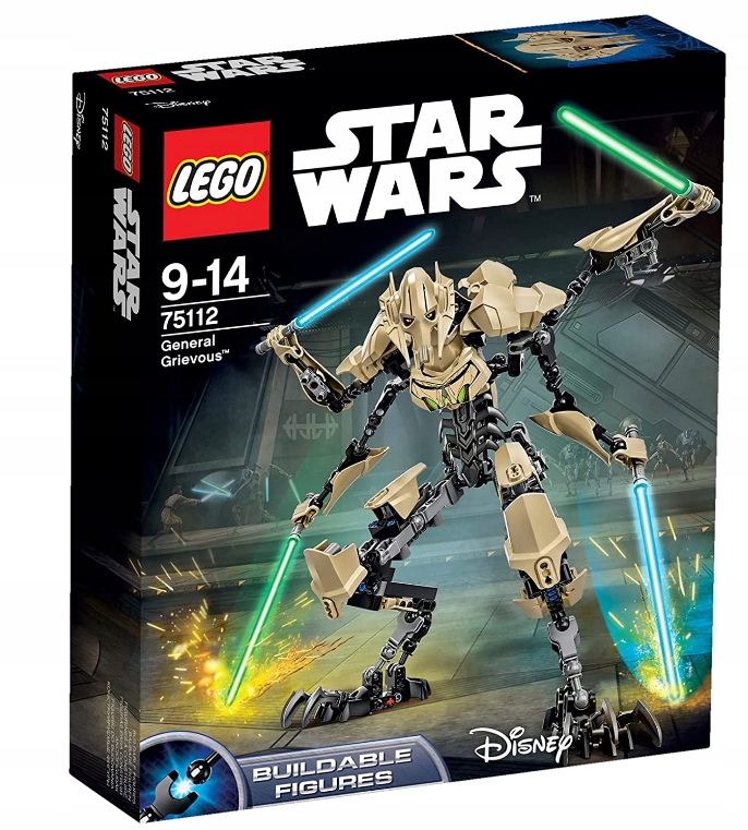 LEGO Star Wars 75112 Generał Grievous UNIKAT - 13857585554 - oficjalne ...