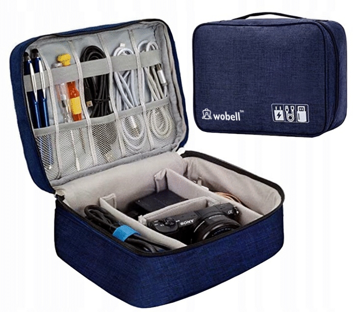 Torba ORGANIZER etui na kable ładowarki karty - 11294279302 - oficjalne archiwum Allegro