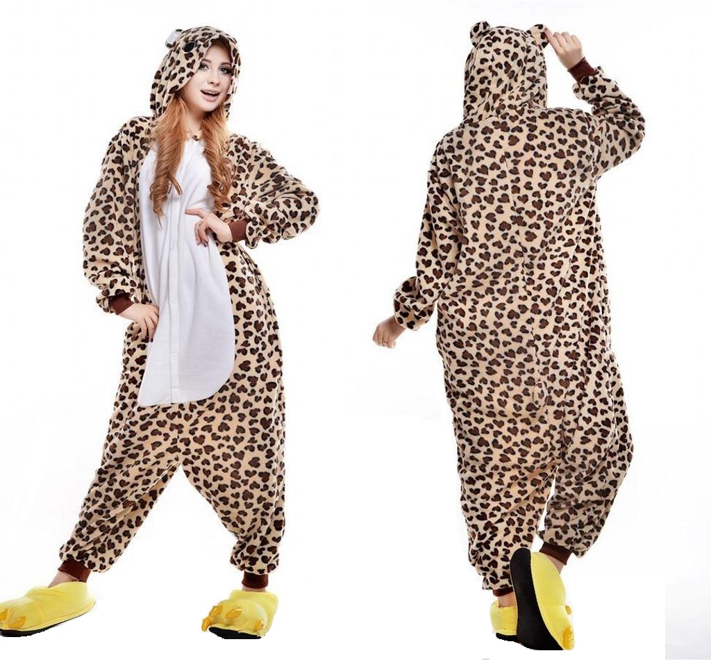 KIGU KIGURUMI ONESIE PIŻAMA LEOPARD Rozmiar S - 6713350170 - oficjalne ...