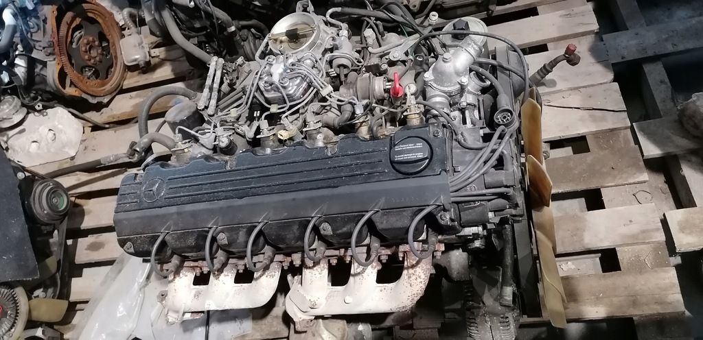 SILNIK MERCEDES W124 300E M103 3,0 BENZYNA 103.983 - 12402438885 ...