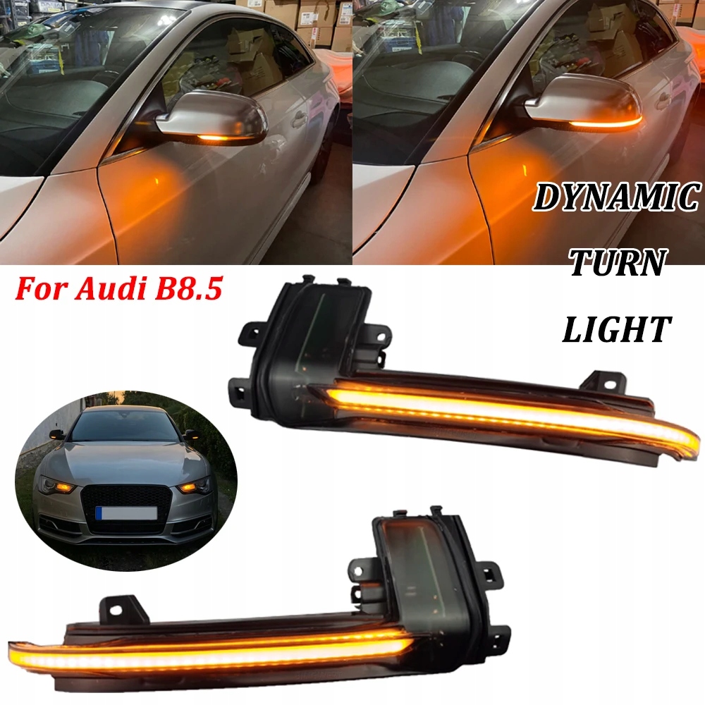 LED Dynamic Turn Signal Light for Audi A4 A5 B8 A3 8P Q3 A6 C6 4F S6 ...