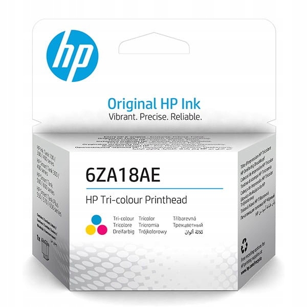 HP oryginalny głowica drukująca 6ZA18AE, Tri-color - 13182795429 ...