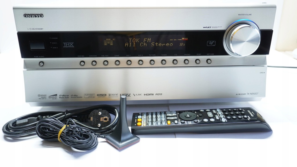 Amplituner Onkyo 9.2 TX-NR5007 HDMI PILOT GWARA - 11432028677 - oficjalne archiwum Allegro