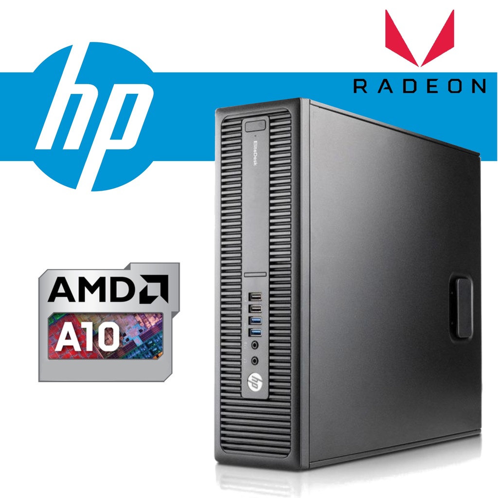 HP EliteDesk 705 G3 SFF| AMD A6/A10 @3.80GHz| 4GB 500HDD | WIN10 lub 11 ...