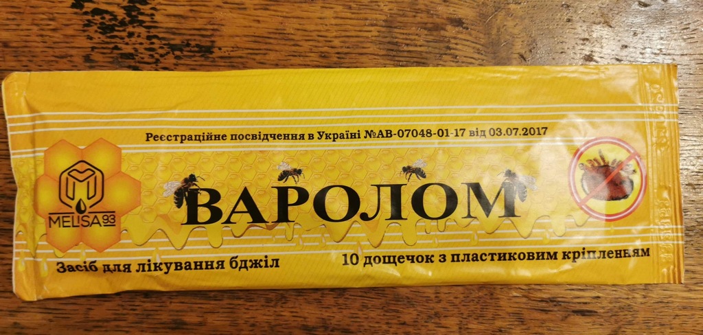 WAROŁOM paski warroza pszczoły - 14041140281 - oficjalne archiwum Allegro