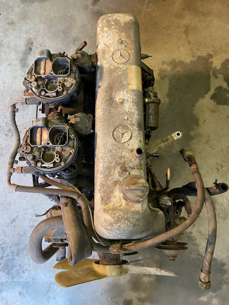 Silnik Mercedes M180 2.3l W114 W110 6 cylindrów - 13417667050 ...
